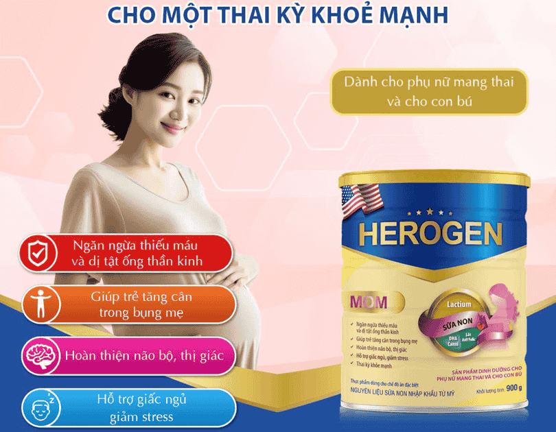 Sữa bột Herogen Mom